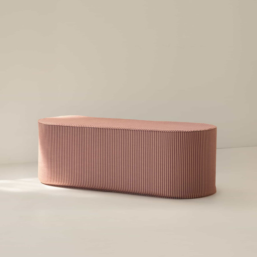 Soft Striped Pink Coffee Table | Finley | House of Noa