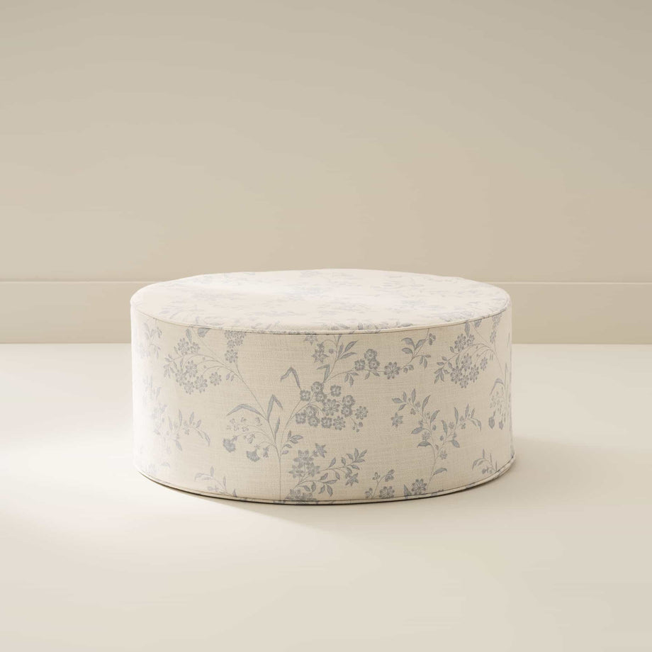 Blue Floral Ottoman | Kit | House of Noa
