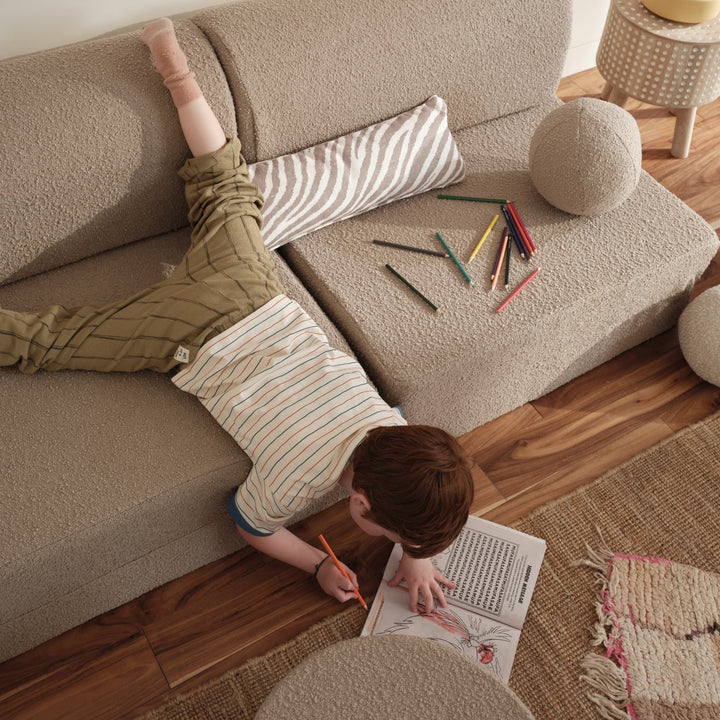 Truffle Light Brown Modular Couch | Boucle | House of Noa